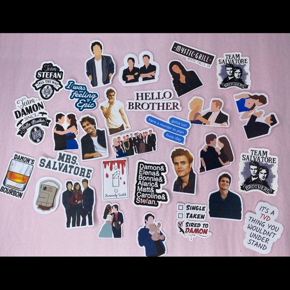 Other | Tvd Sticker Pack Comes With 2 Stickers | Poshmark